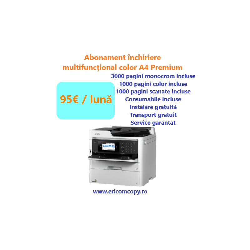 Abonament închiriere multifuncțional color A4 Premium - EricomCopy ...